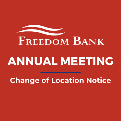 Find a great community bank at Freedom Bank in northern NJ Freedom Bank
